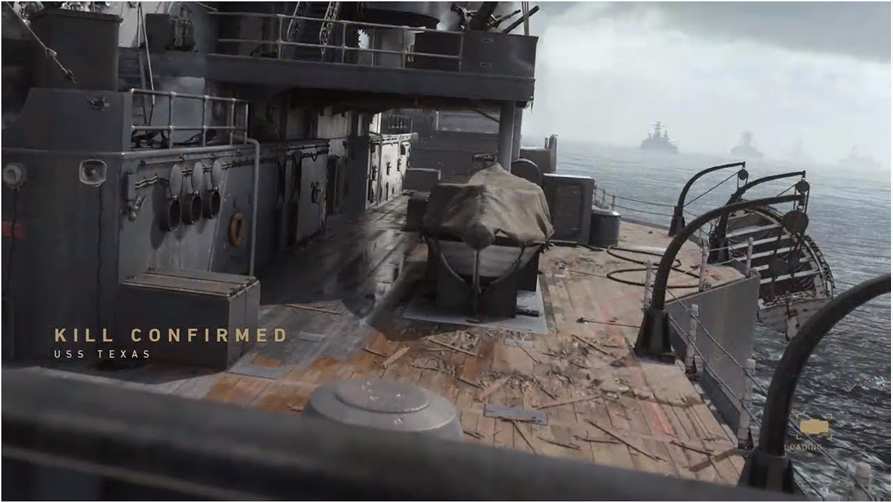 Call of Duty®_ WWII KC on USS Texas. It was a TWO man show. - YouTube