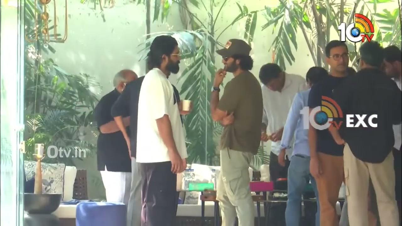 అల్లు అర్జున్‌ను కలిసిన హీరో సుధీర్ బాబు | Allu Arjun | Sudheer Babu | 10TV Entertainment - YouTube