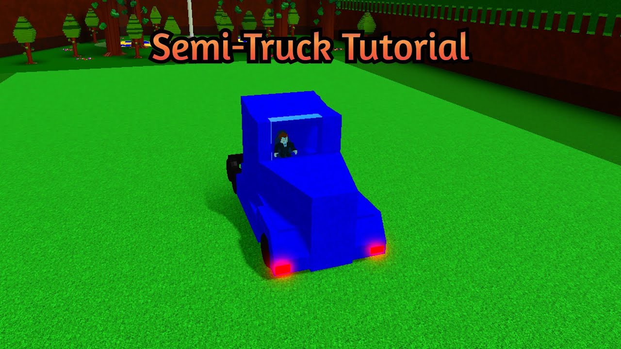 How to Build a Semi-Truck in Build a Boat | (Tutorial) - YouTube