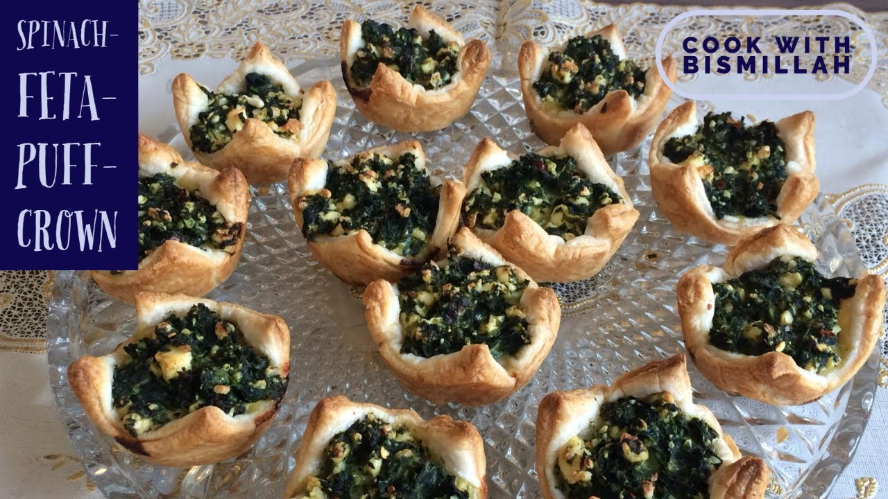 Spinach-Feta-Puff-Crown / Quick & Easy ( Cook with Bismillah ) - YouTube