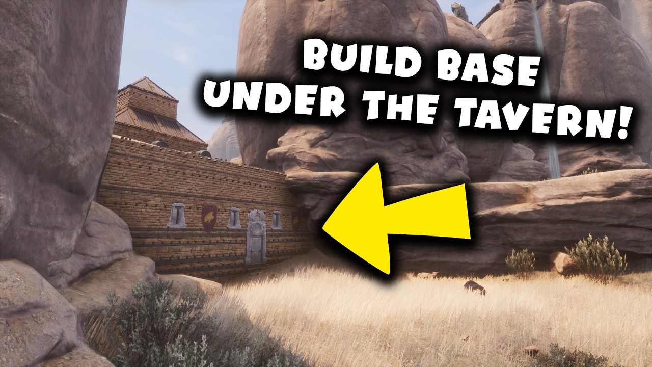 Build a Base Under the Tavern! | Very practical design | Conan Exiles ...