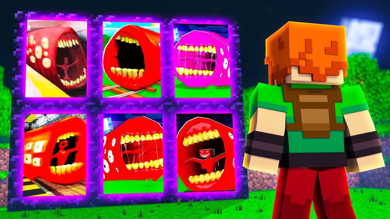 J’AI TROUVÉ LE PORTAIL SECRET DE TRAIN EATER SUR MINECRAFT 😱 !! - YouTube