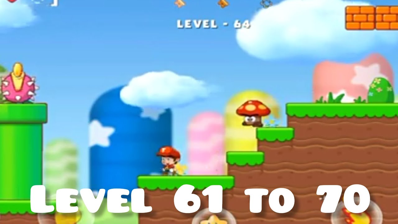SUPER MANO BROS LEVEL 61 TO 70 - YouTube
