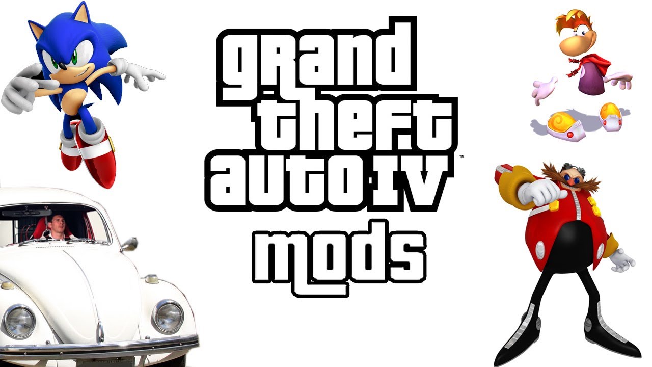 GTA 4 Mods - Messi de fusca num dia de fúria - Rayman e a turma do ...