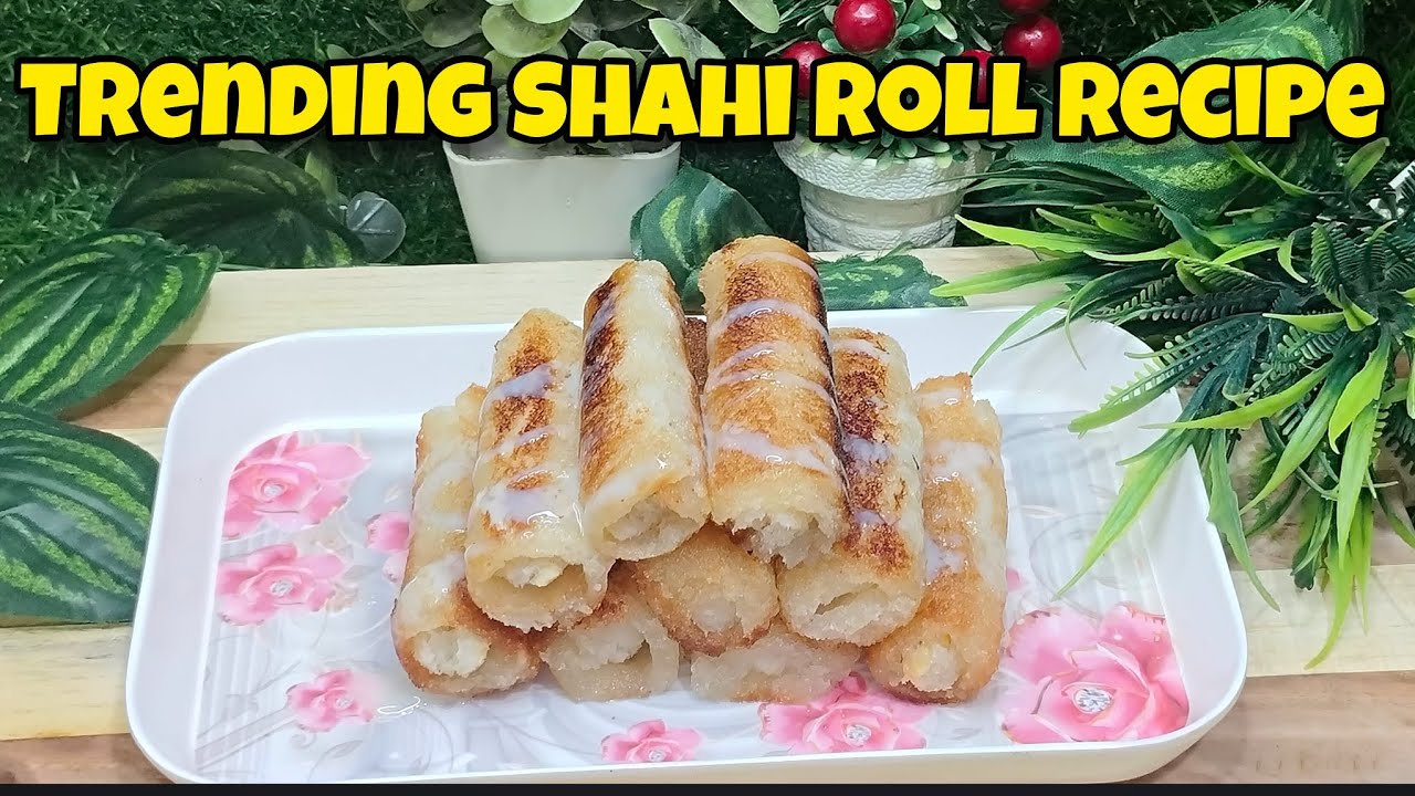 Easy Shahi roll recipe| Sweet after dinner| Khanay Kay bad Jhatpat ...