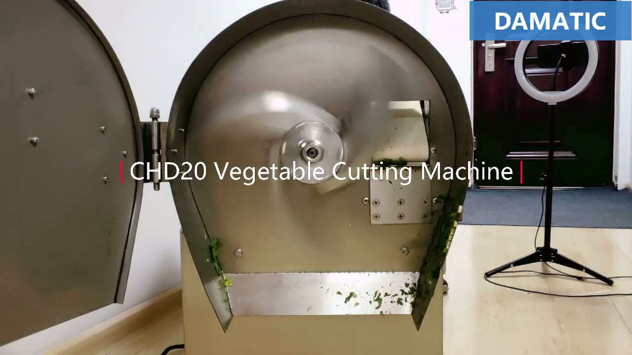 How to cut parsley easily/CHD20 Vegetable Cutting Machine - YouTube