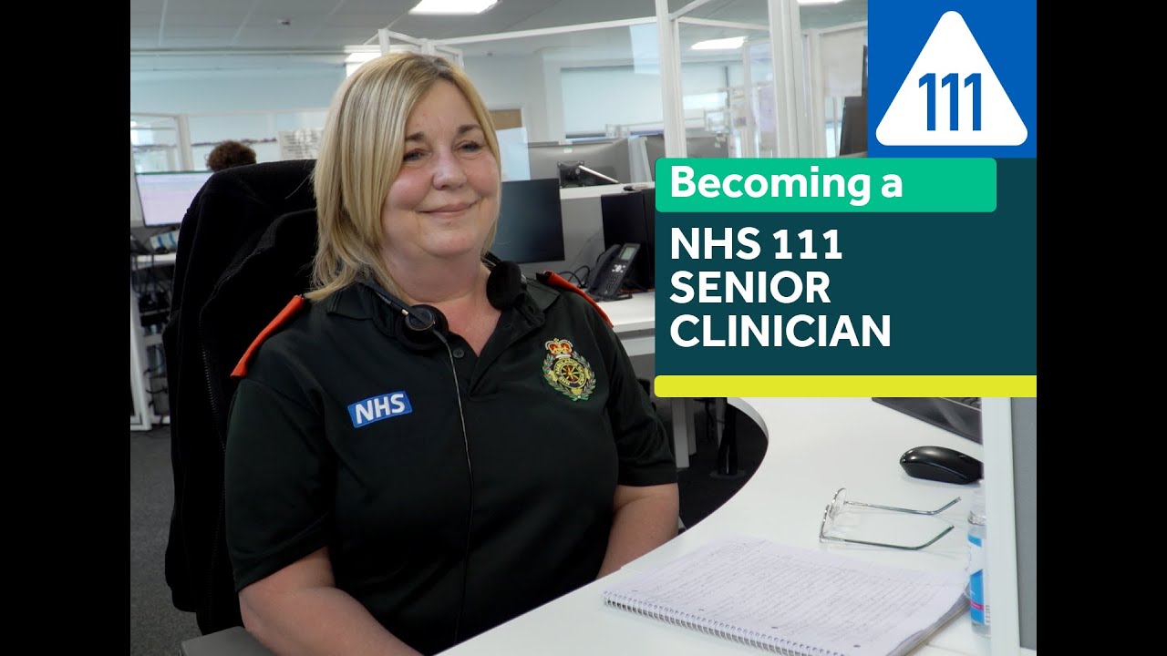 Becoming a NHS 111 senior clinical advisor - YouTube