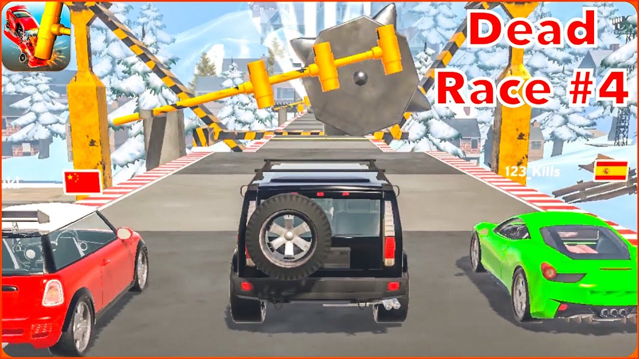 DEAD RACE #4: DRIVING AND CRASH BLACK LUXURY SUV| SMASH CARS| Complete ...