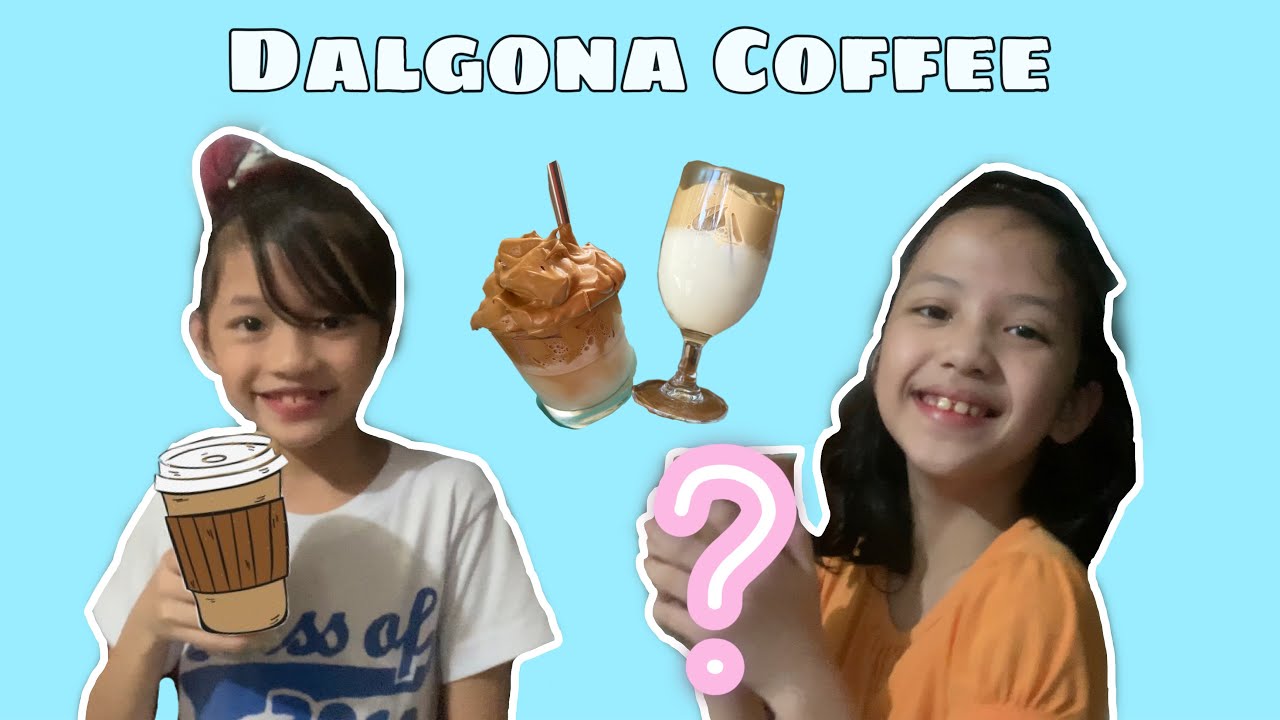 Dalgona Coffee (Ang Sarap!) | Allykah and Allijah - YouTube