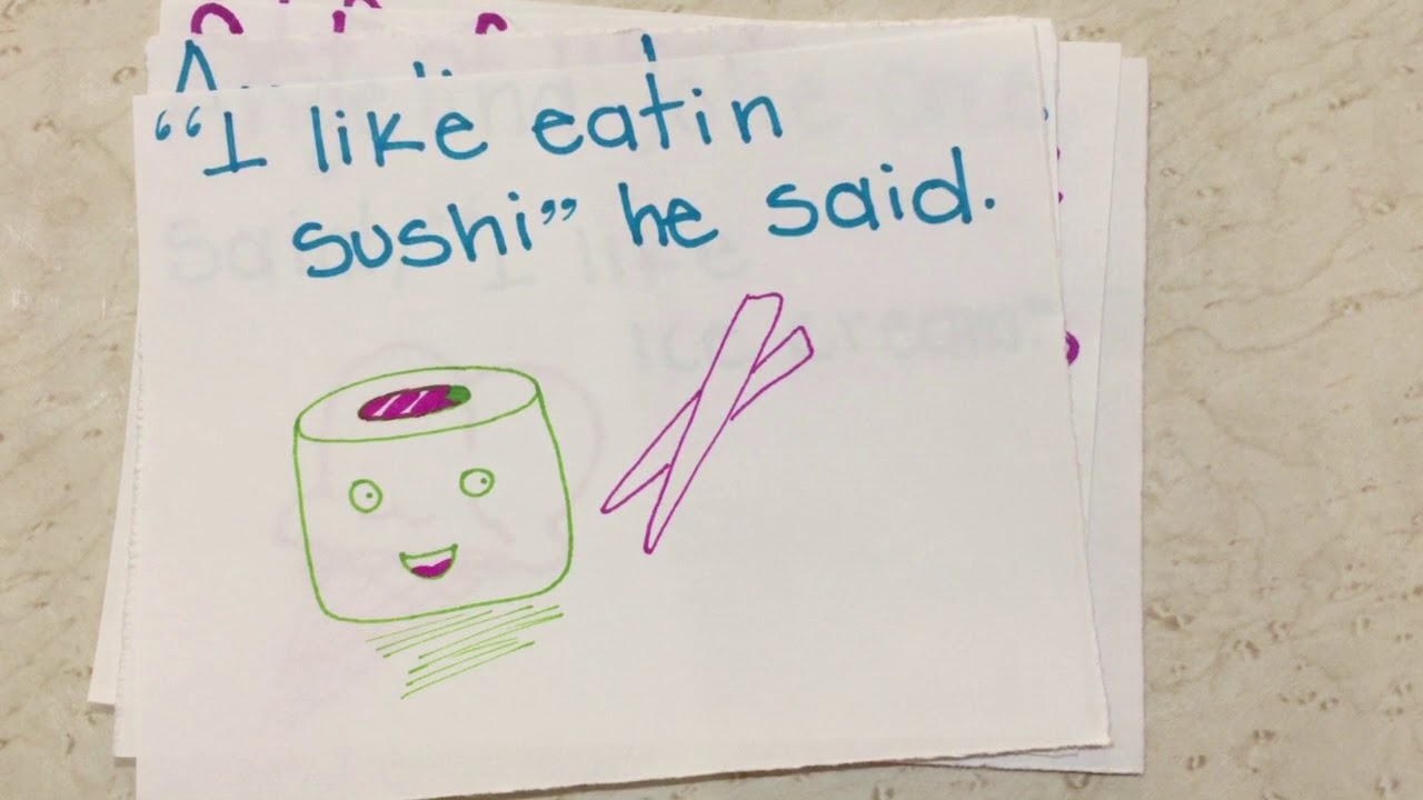 Quotation marks examples and rules. - YouTube