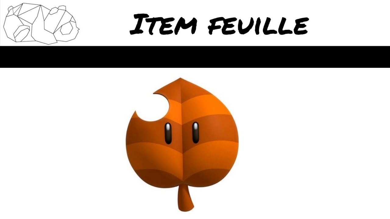 Comment dessiner L'item Feuille de Mario - YouTube