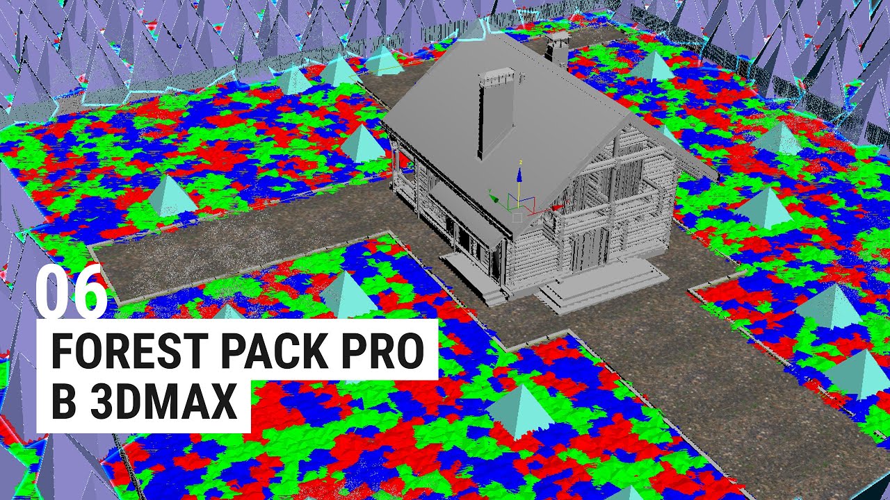 Урок по работе с плагином Forest Pack PRO - YouTube