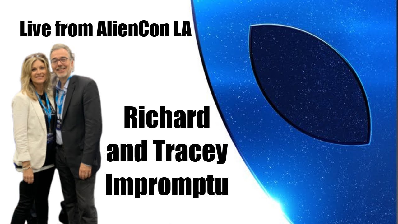 Richard Dolan Live from AlienCon with Tracey - YouTube