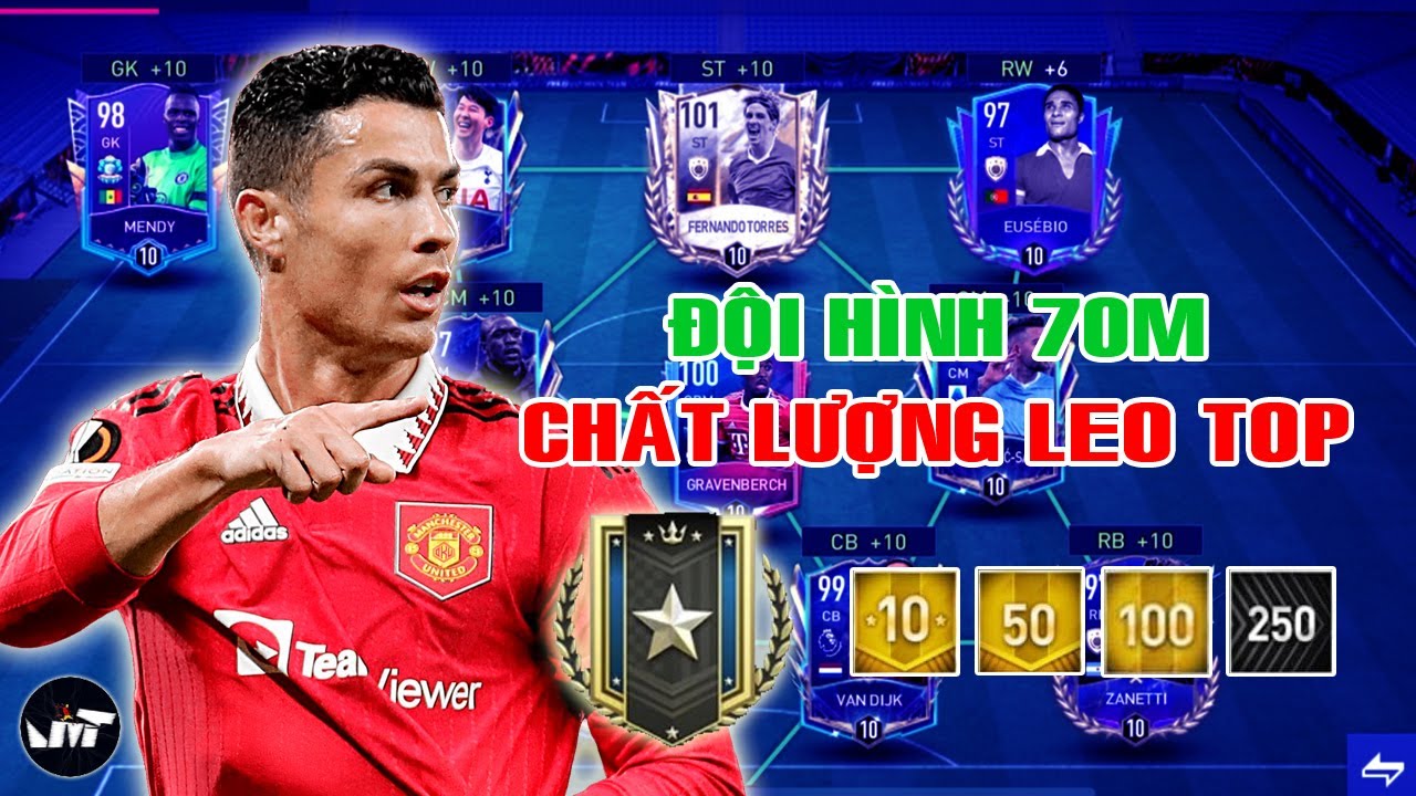 BUILD ĐỘI HÌNH 70M CHẤT LƯỢNG NGON BỔ RẺ LEO TOP | FIFA MOBILE 22 - YouTube