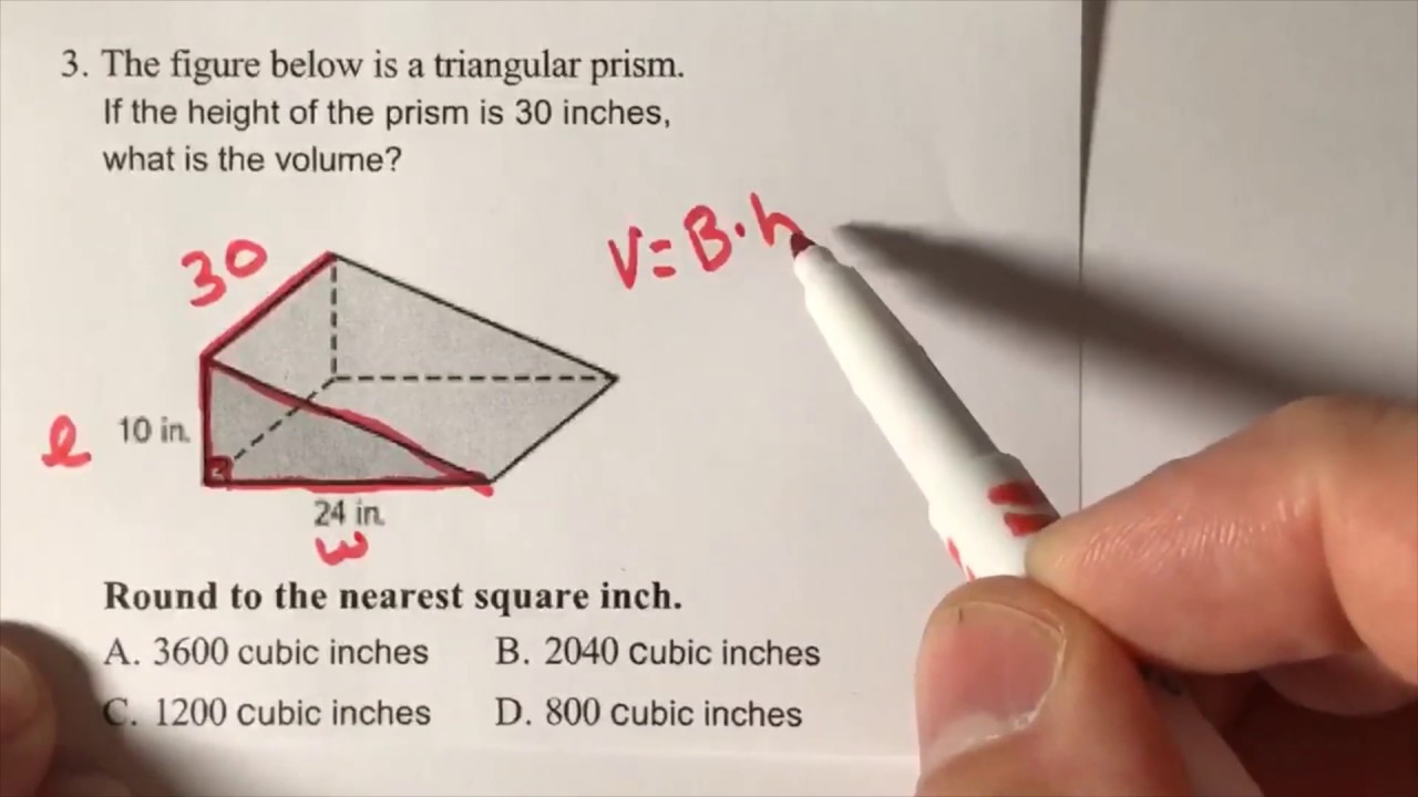 Volume Triangular Prism #3 - YouTube
