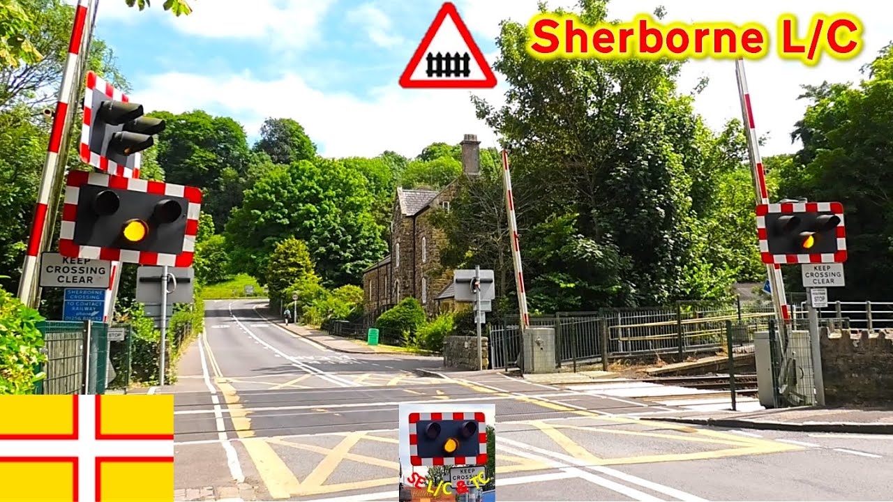 Sherborne Level Crossing, Dorset - YouTube
