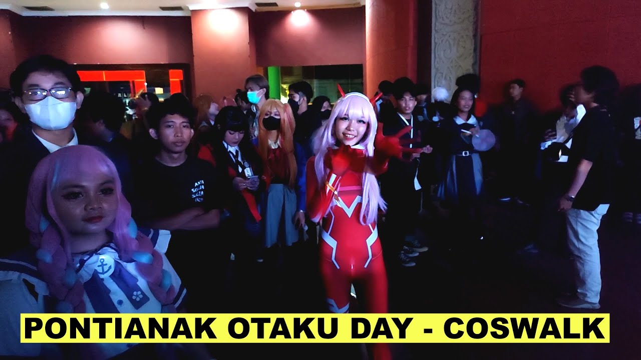 100 COSPLAYER MERAMAIKAN COSWALK DI PONTIANAK OTAKU DAY 2023 - YouTube