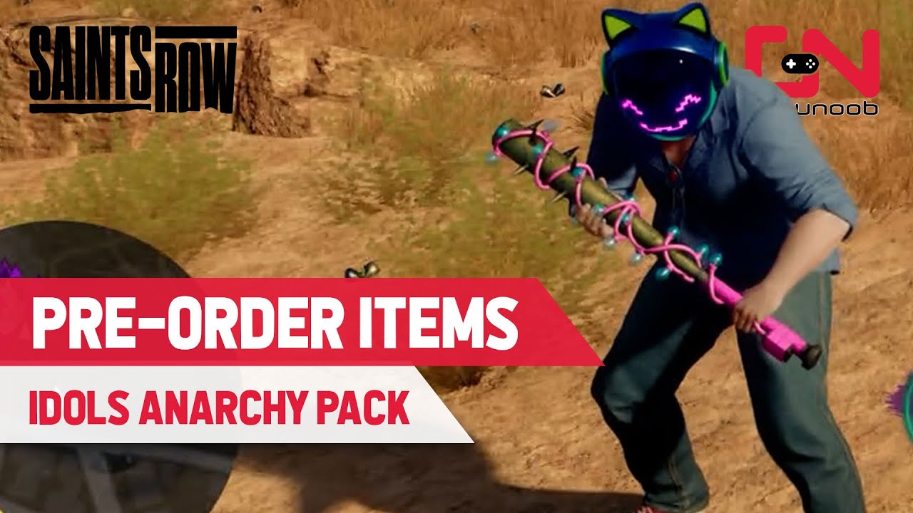 Saints Row Pre-Order Bonus Items Showcase - Idols Anarchy Pack - YouTube