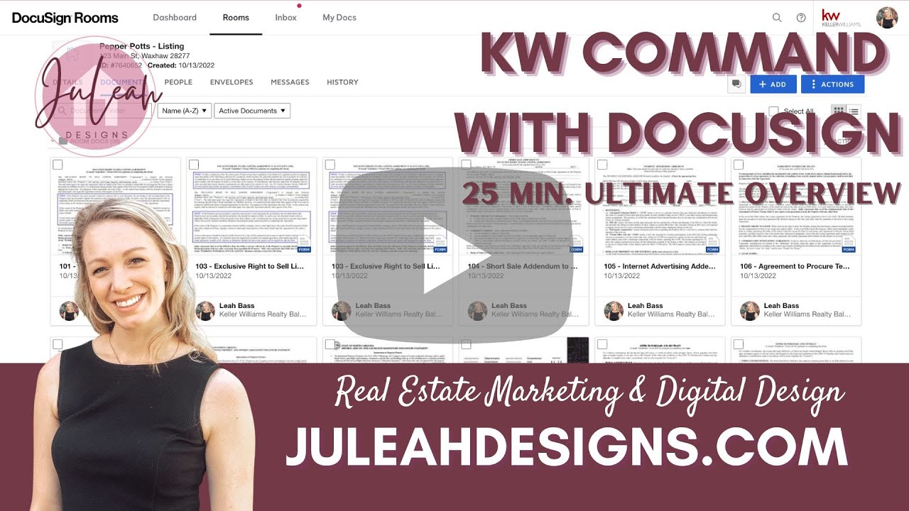 KW Command with DocuSign - Ultimate 25 Min. Overview - YouTube