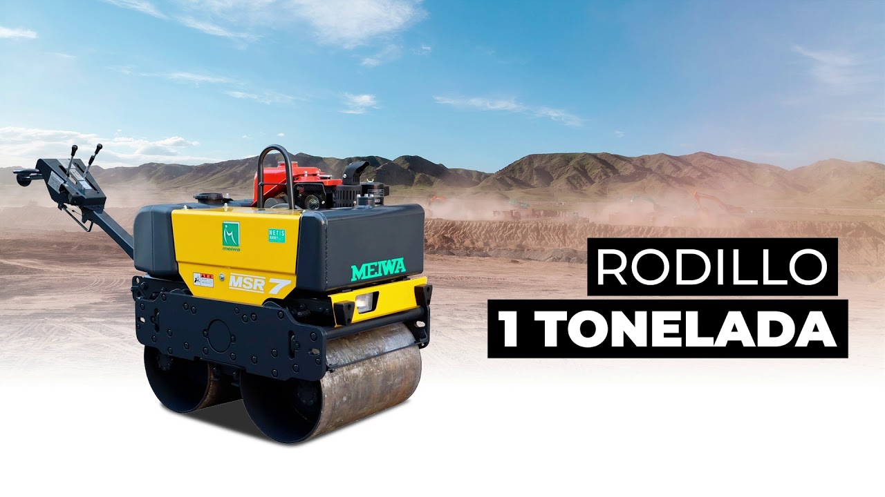 Renovamos nuestros Rodillos Vibratorios de 1 tonelada - YouTube
