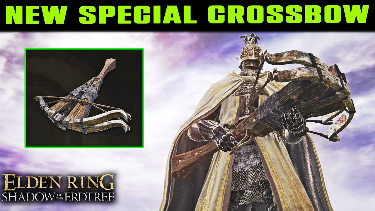 New Weapon: SPREAD CROSSBOW Location & Showcase | Elden Ring Shadow of the Erdtree DLC - YouTube