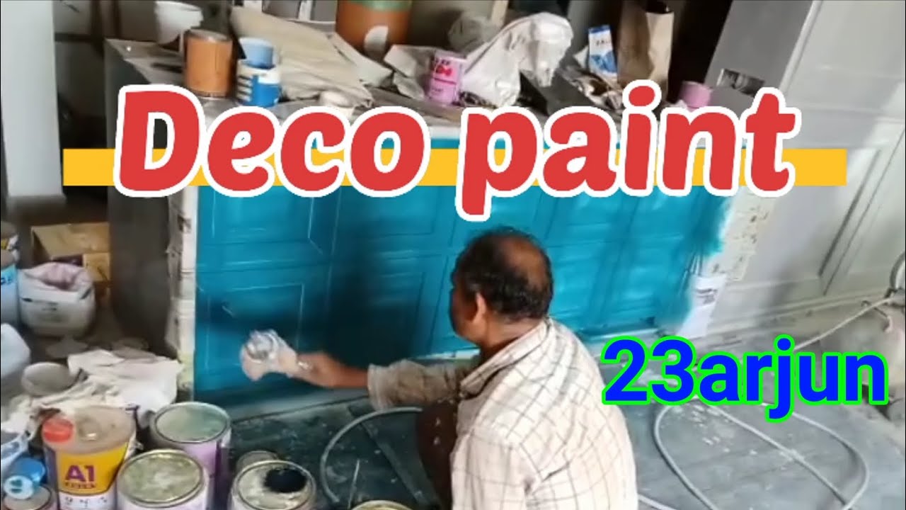How To deco paint wood polish Asian paint deco paint kaise kare ...