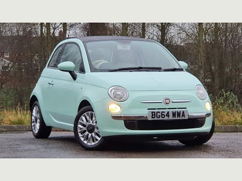 2014 64 Fiat 500 1.2 Lounge (s/s) 3dr Mint Green