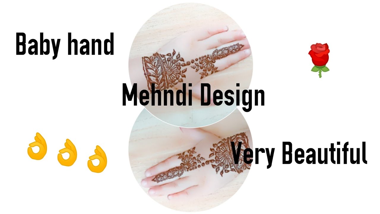Latest Baby Hand Mehndi Design ll Shaded Mehndi Design ll Beautiful ...