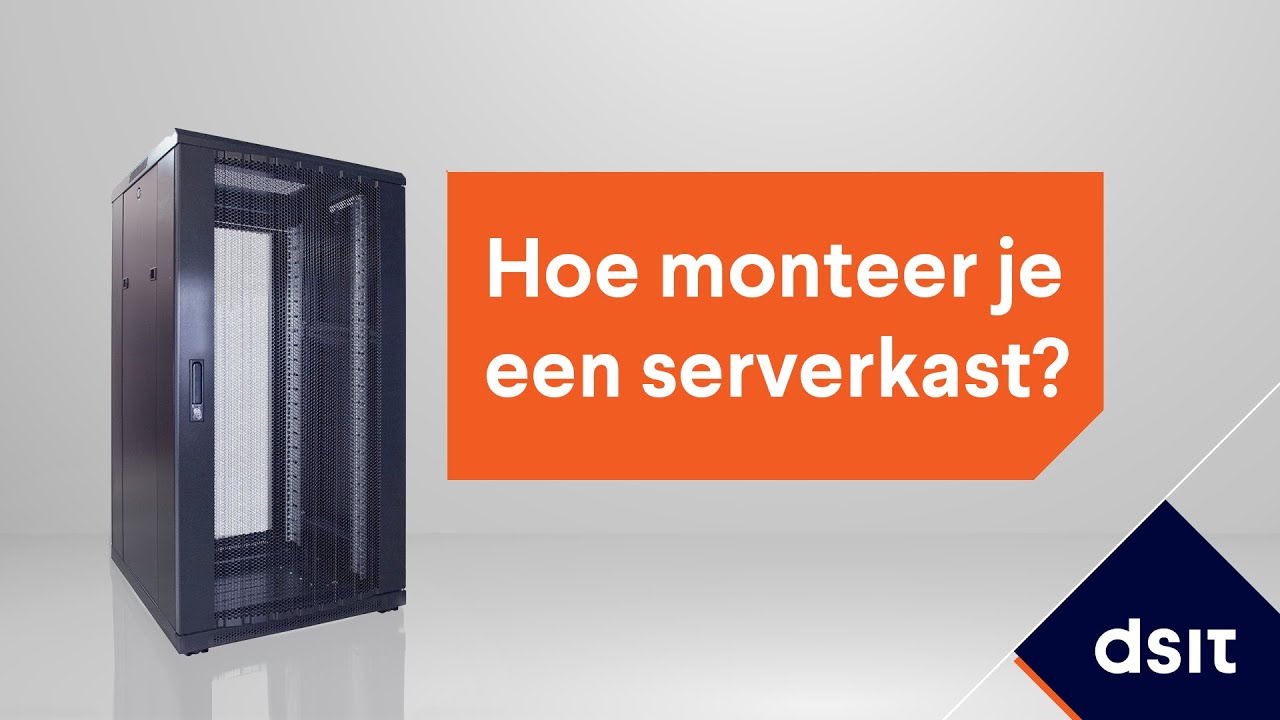 Hoe monteer je een serverkast? - YouTube