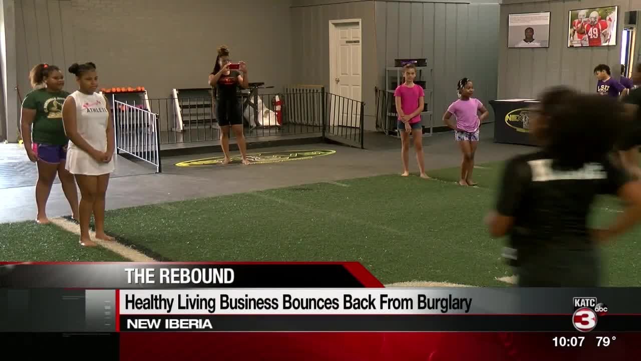 Rebound: Business bounces back from burglary - YouTube