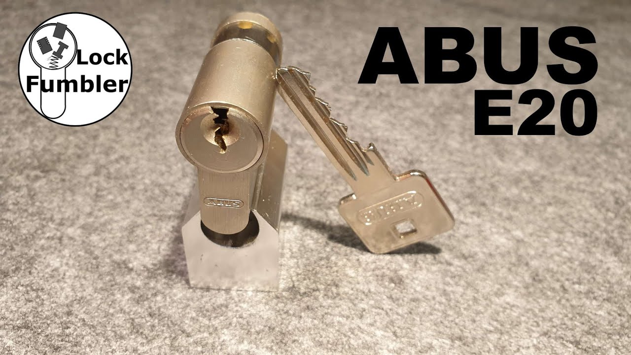 [88] ABUS E20 with a challenging keyway, picked and gutted - YouTube