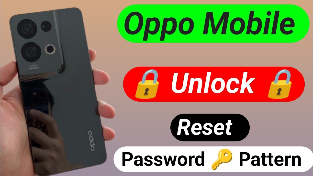 Oppo ka lock todna sikhen || Oppo Reno ka lock kaise tode || How to ...