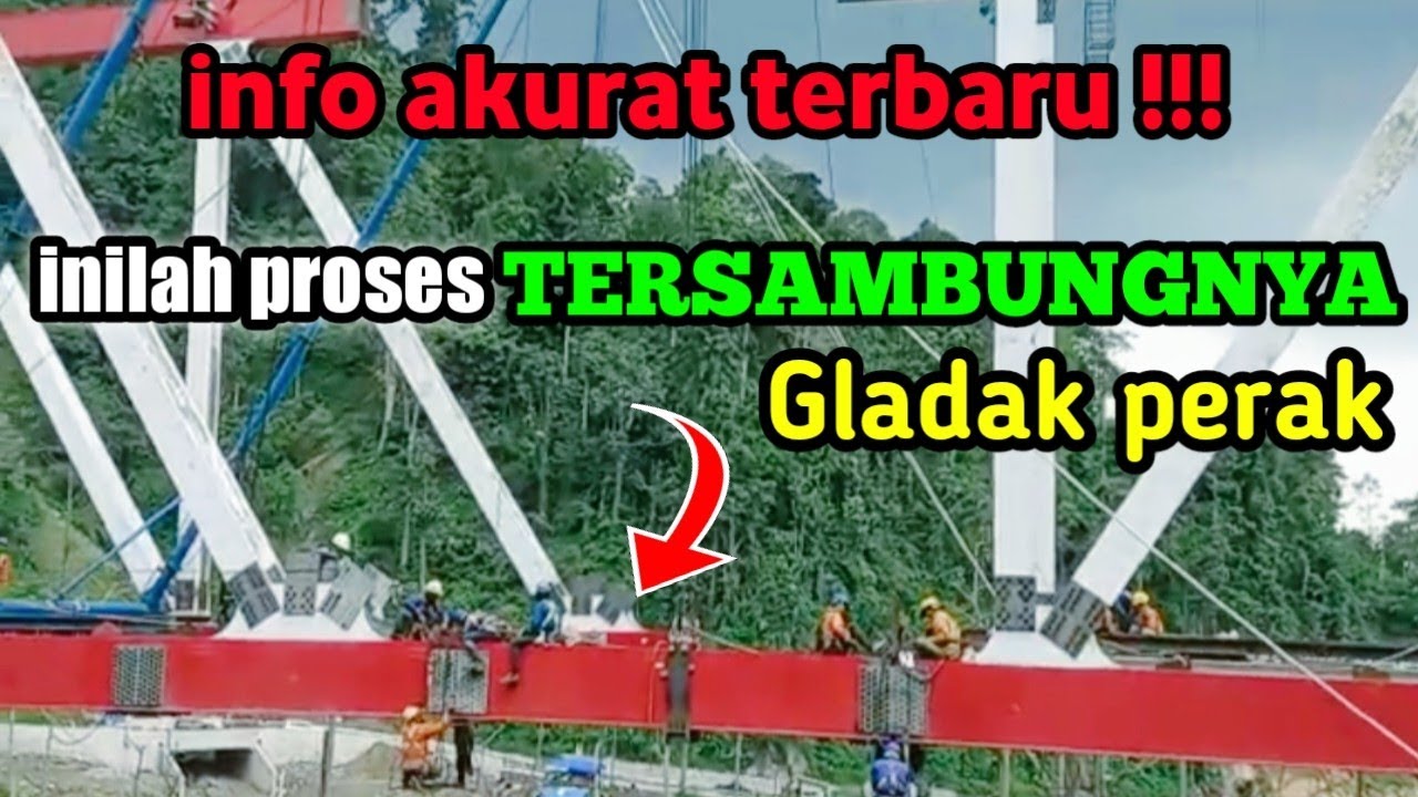 🔺INFO AKURAT‼️inilah proses tersambungnya jembatan Gladak perak hari ...