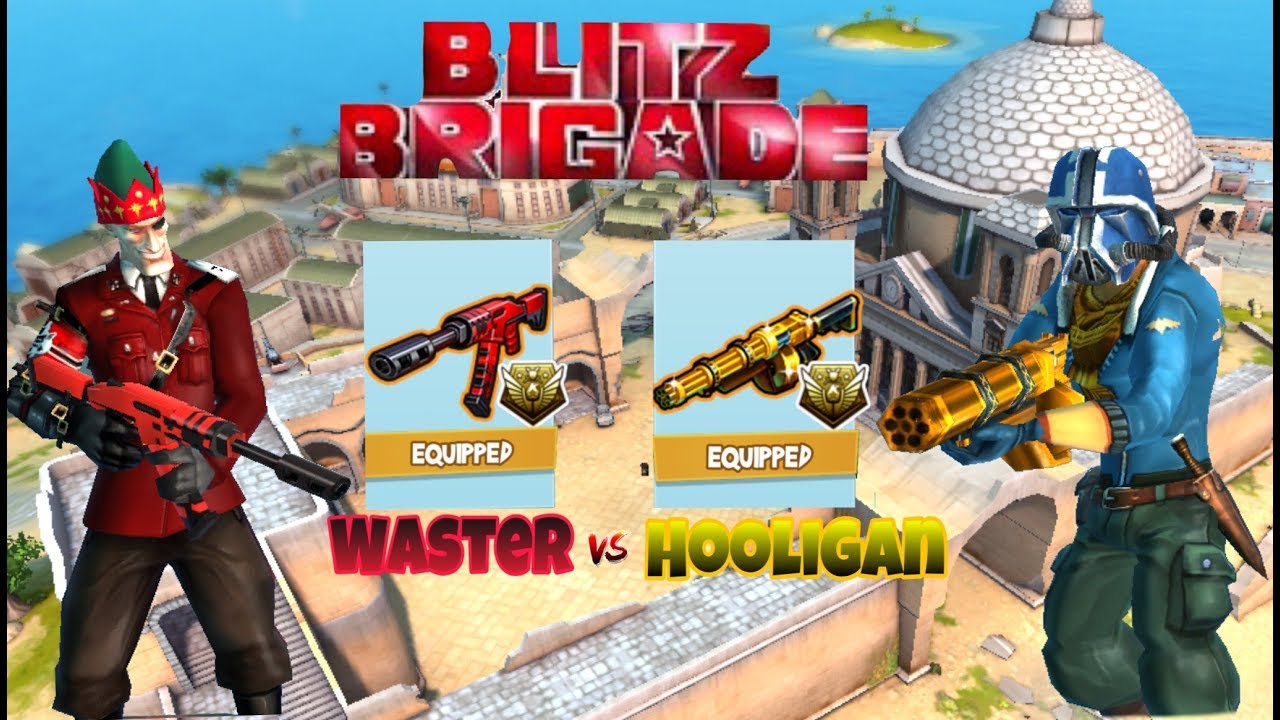 Blitz Brigade - Waster vs Hooligan (epic)!! #Soldier_Ali_YT - YouTube
