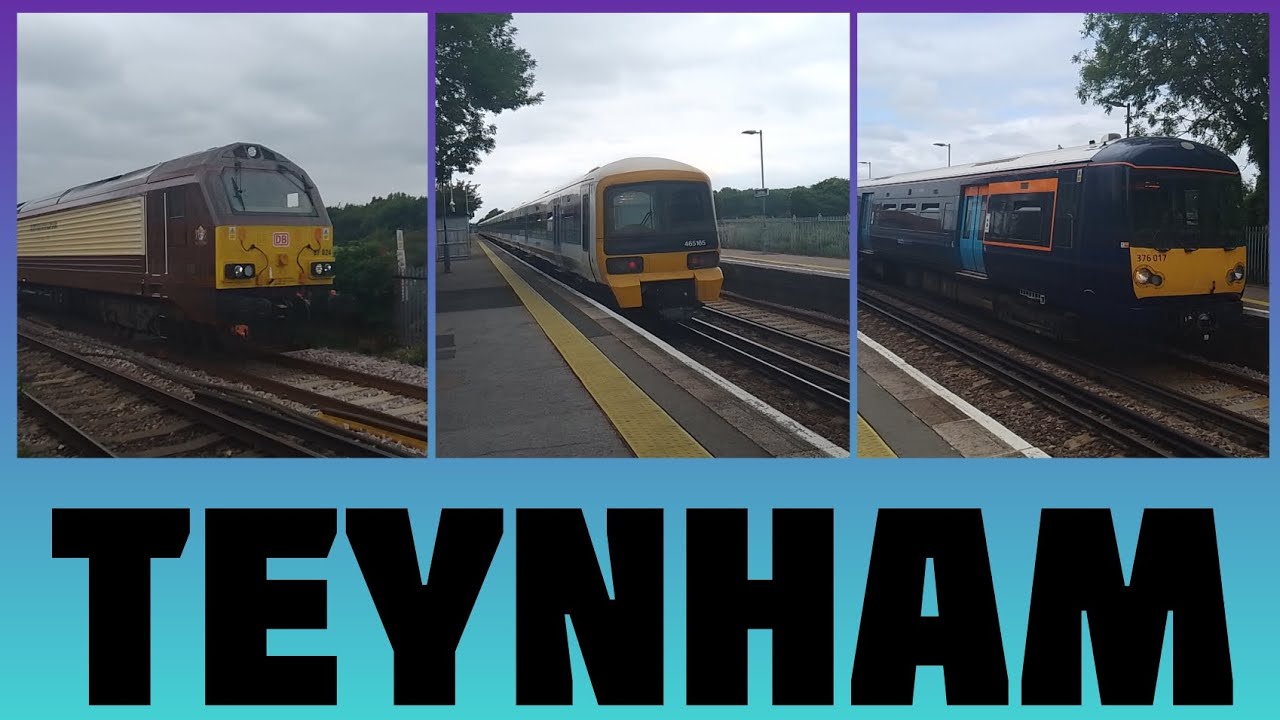 Trainspotting At TEYNHAM In Kent 24/7/25) - YouTube