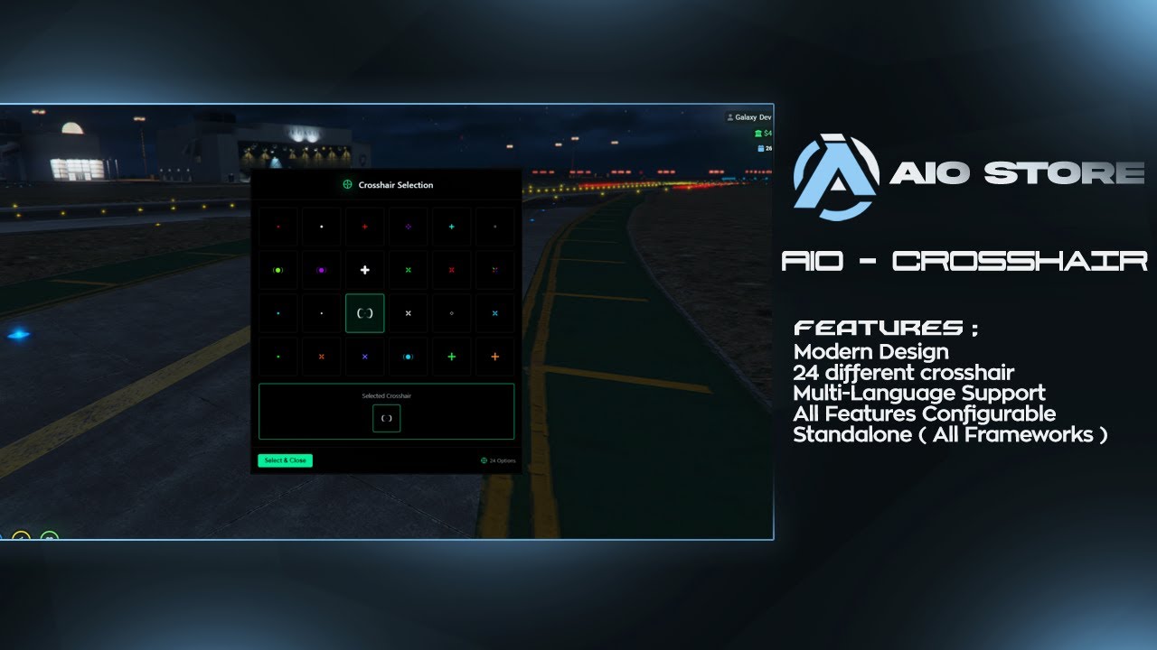 FiveM Crosshair System With Menu | aio-crosshair [FREE] [STANDALONE ...