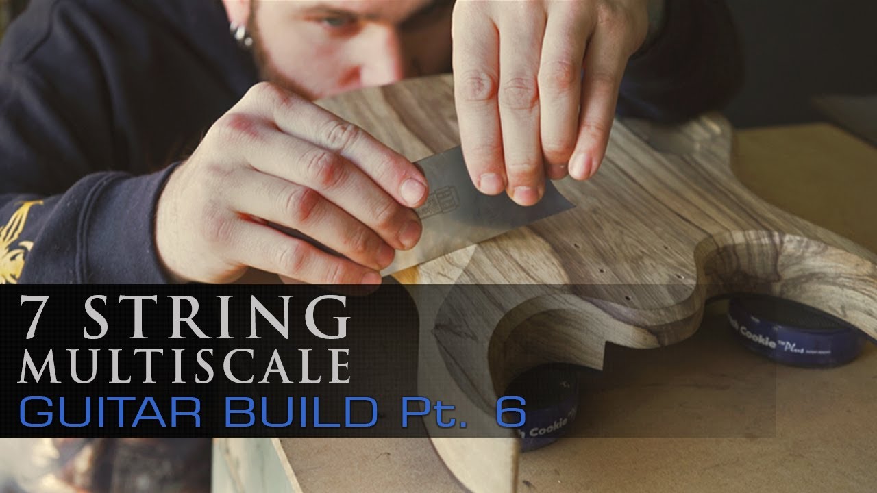 7 String Multiscale - Guitar Build - PART 6 - YouTube