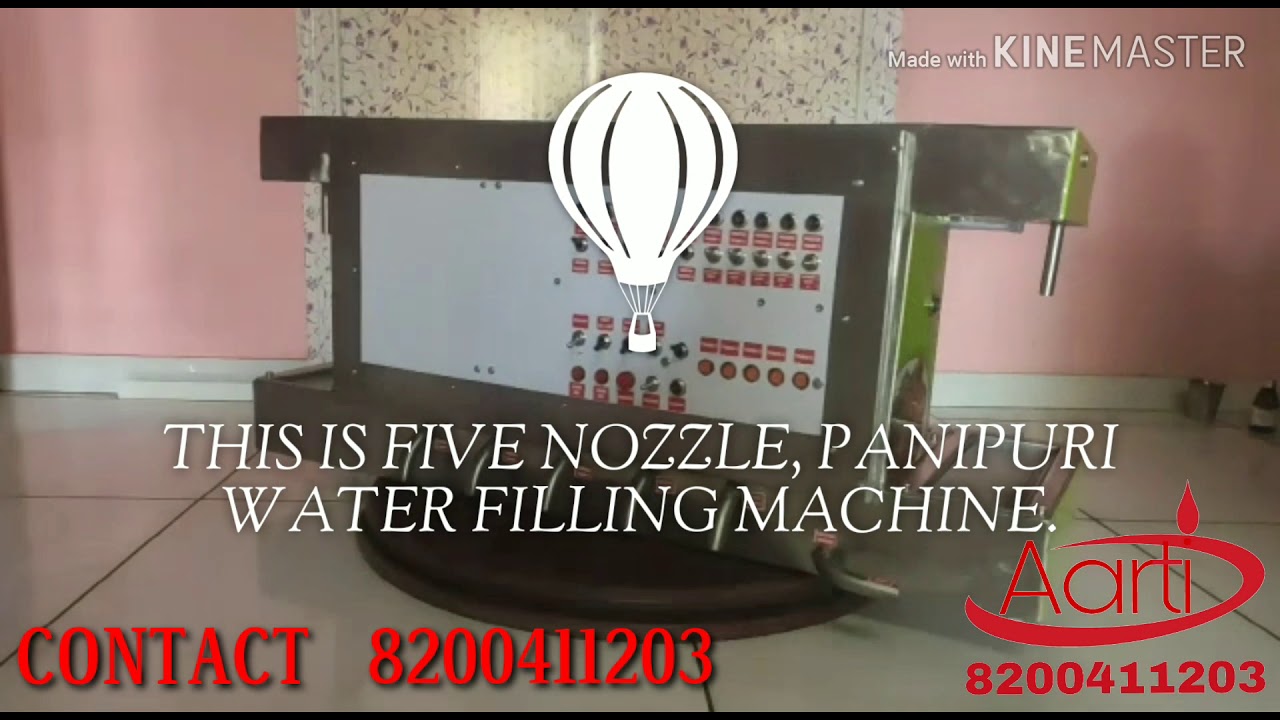 Pani puri water dispenser CALL US 8200411203 - YouTube