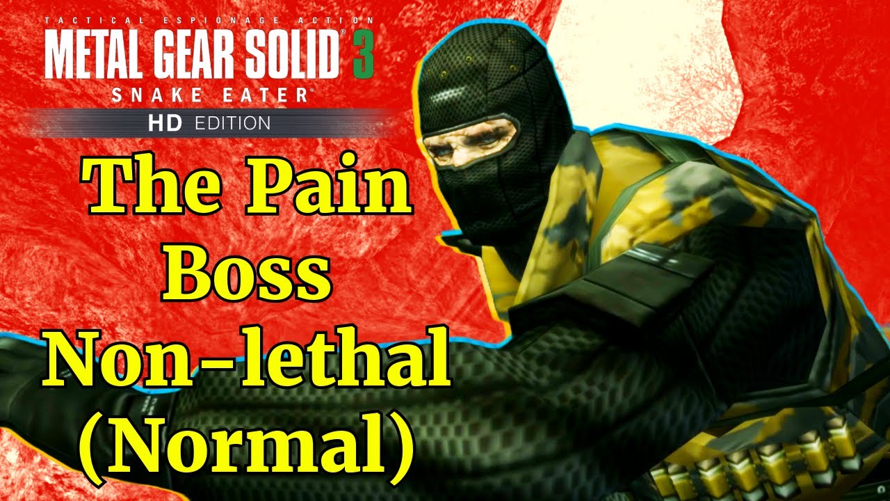 The Pain (Non-lethal Normal) Metal Gear Solid 3 Snake Eater Master ...