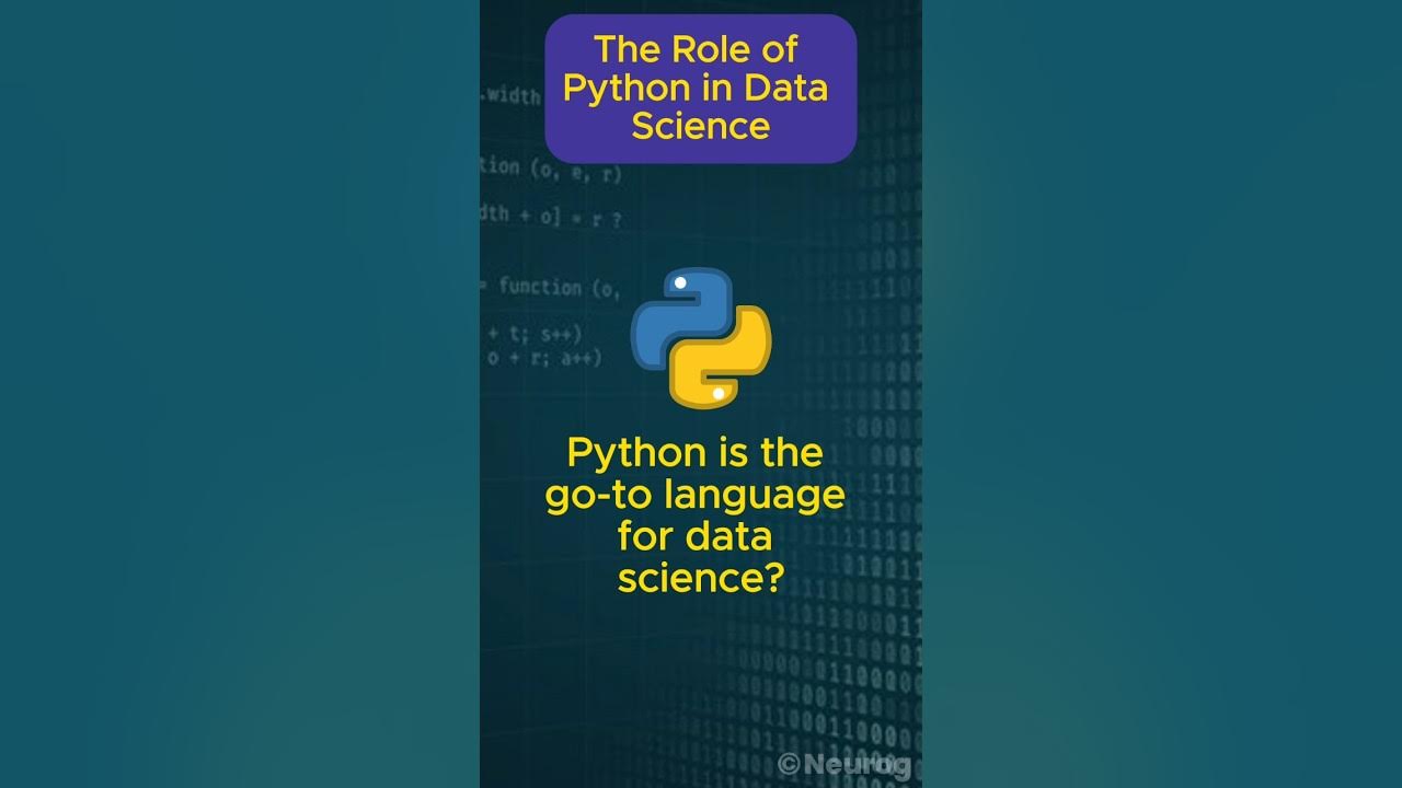 The Role of Python in Data Science | Python Programming | Python For Beginners - YouTube