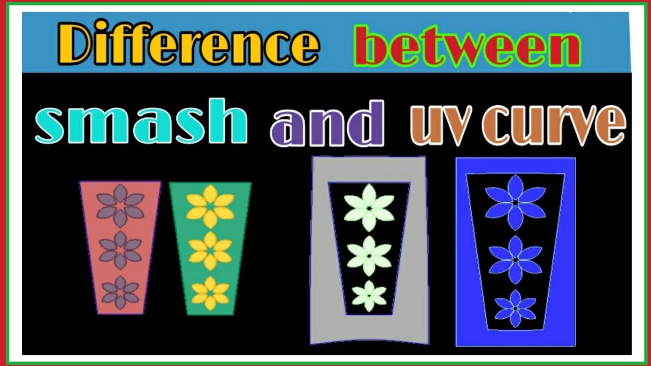 Difference between Smash and Create UV Curve commands/gemvision uv ...