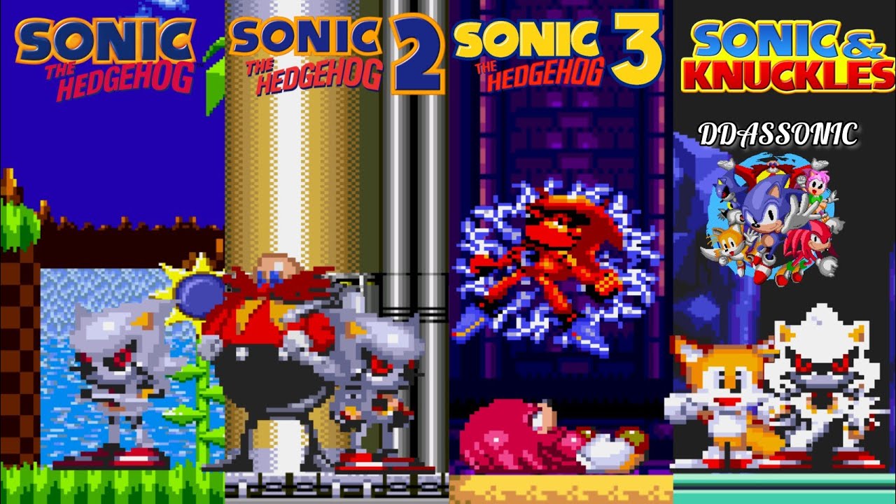 Chrome Metal Sonic in Sonic Classic Trilogy - YouTube
