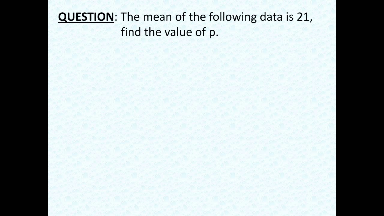 STATISTICS How To Find Missing Frequency Arithmetic Mean Class 10 statistics-how-to-find-missing-frequency-arithmetic-mean-class-10