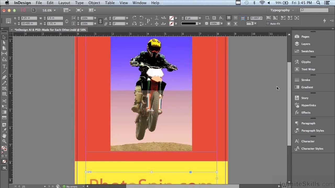 Adobe InDesign CC Tutorial | InDesign, AI, And PSD Are Made For Each ...