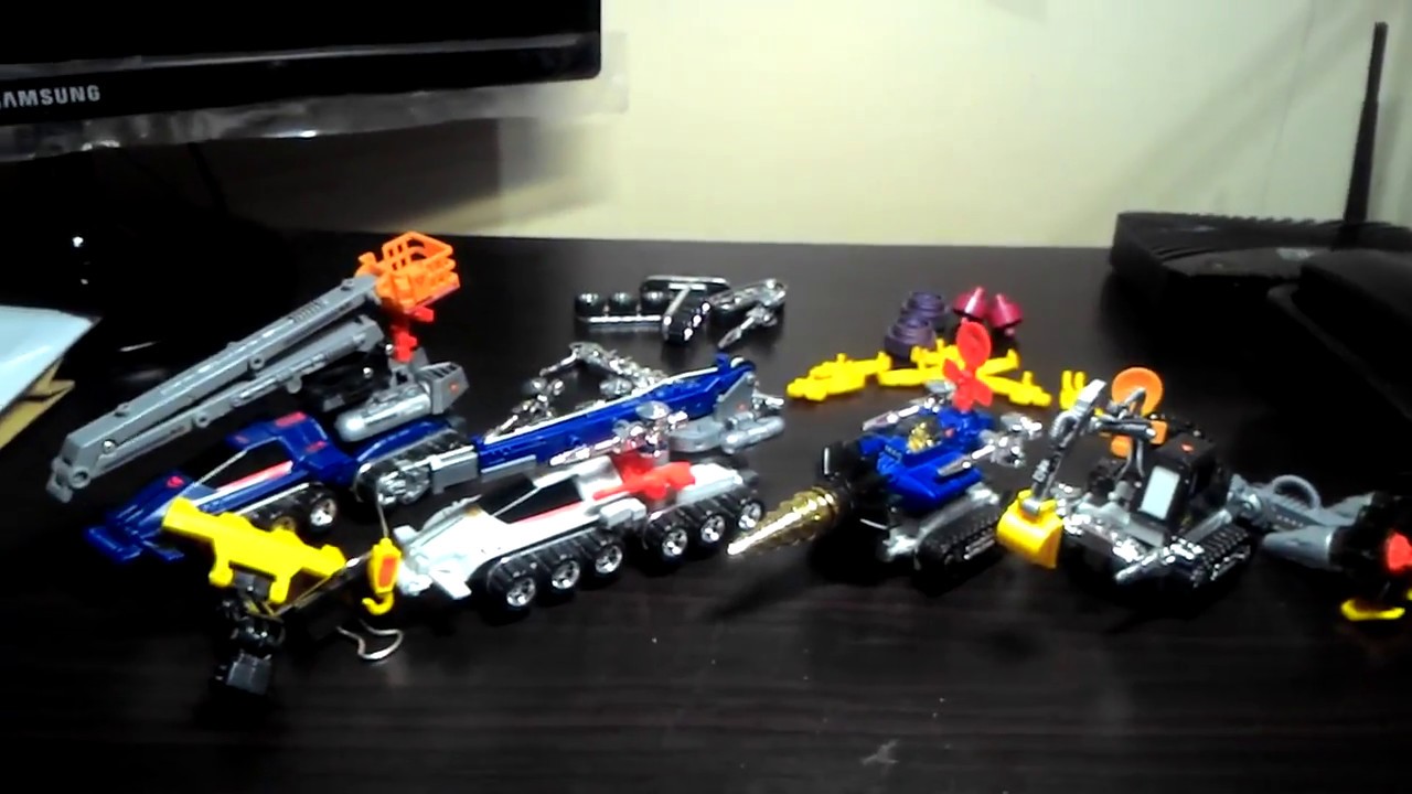 Multimac Defense Constructors Unit Set Vintage Toy Review - YouTube