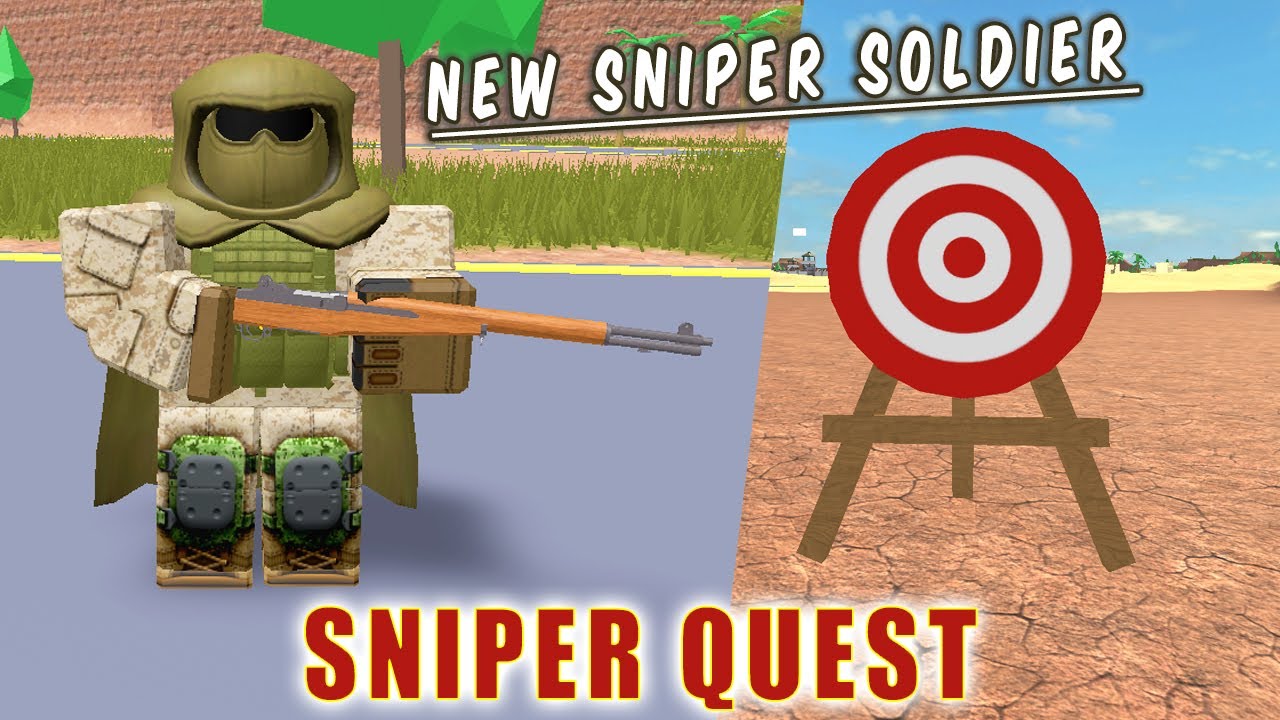 Sniper Quest Event & New Sniper Soldier in Military Tycoon Roblox - YouTube