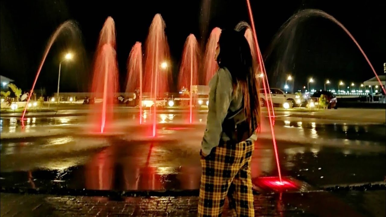 pagpunta sa pomponan at dumaan kami sa bagong plaza ng baybay.. - YouTube