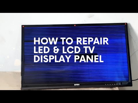 How to repair LED & LCD TV display panel.@Take_Adventure1 - YouTube