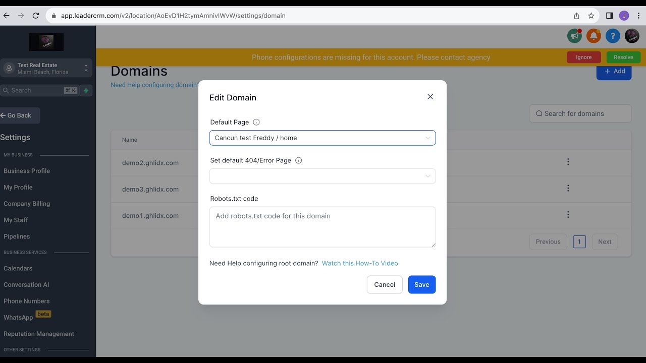 How to set the root domain in GHL HighLevel the easiest way in 60 ...