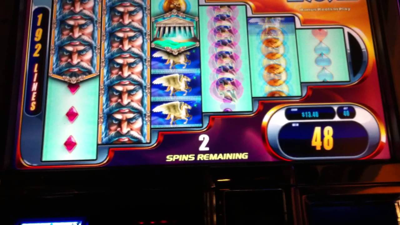 Zeus III WMS slot bonus - YouTube